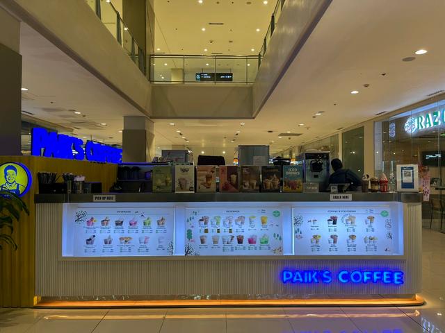 Paik's Coffee - Filipino Coffee in Ugong (Pasig) Ayala Malls The 30th ...