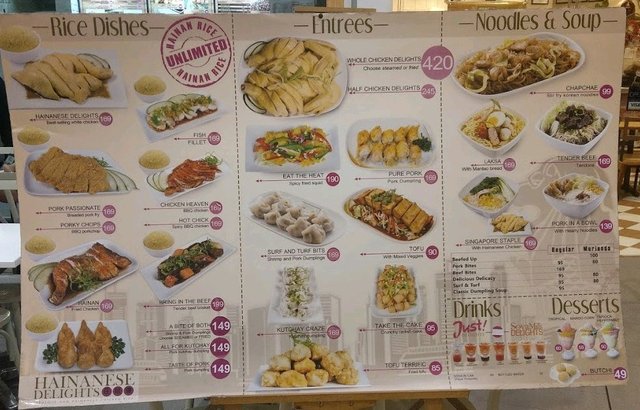 Hainanese Delights - Chinese in Paco Robinsons Otis Metro Manila ...