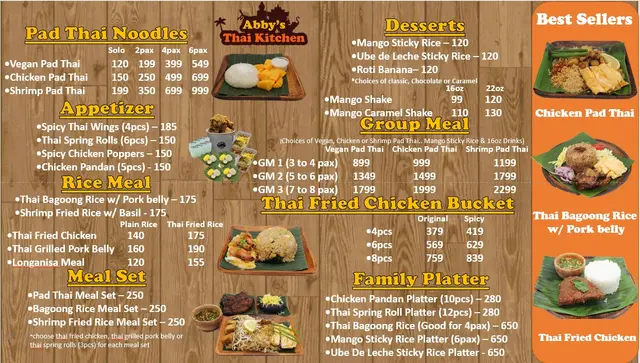 Abbys Thai Kitchen Thai In Santa Ana Manila Metro Manila
