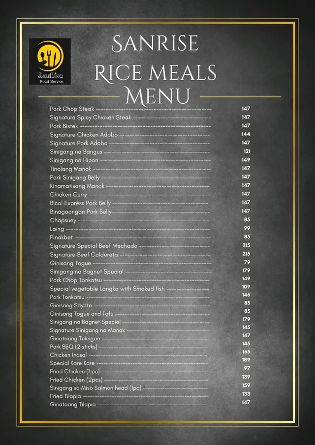 SanRise Lutong Bahay Bulalohan Tapsihan ATBP - Filipino in New Lower ...