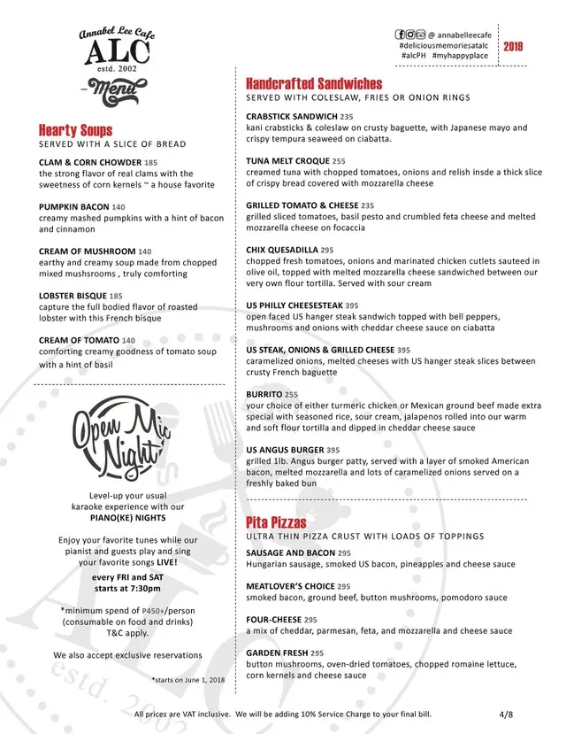 ALC Bistro - Western variety in Oranbo Estancia Mall Metro Manila ...