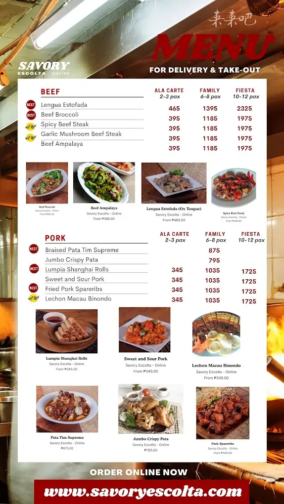 Savory Restaurant - Chinese in Wack-Wack Greenhills Metro Manila ...