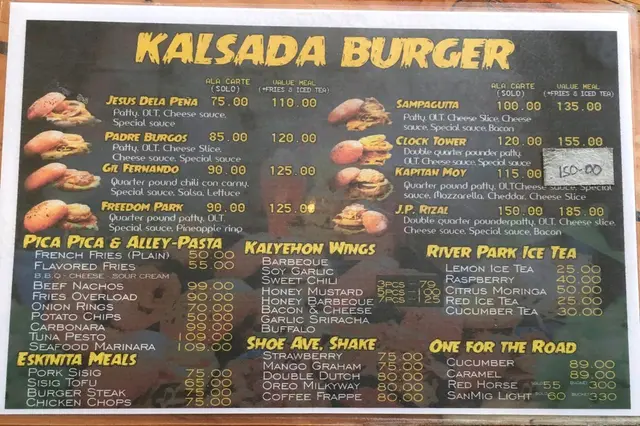 Kalsada Burger Marikina - Filipino Burgers / Sandwiches in Santo Niño ...