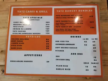 Yatz Cansi and Grill - Filipino in Tondo Metro Manila | OpenRice ...