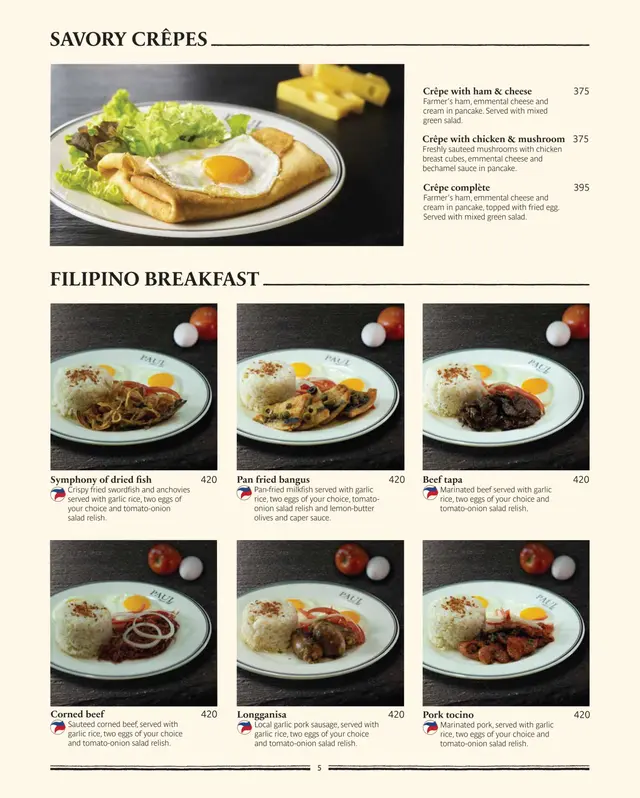 Paul Boulangerie et Patisserie - Western variety in Fort Bonifacio BGC ...